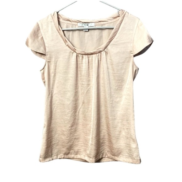 Forever 21 | Tops | Xxi Forever 2 Womens Medium Light Pink Short Sleeve ...